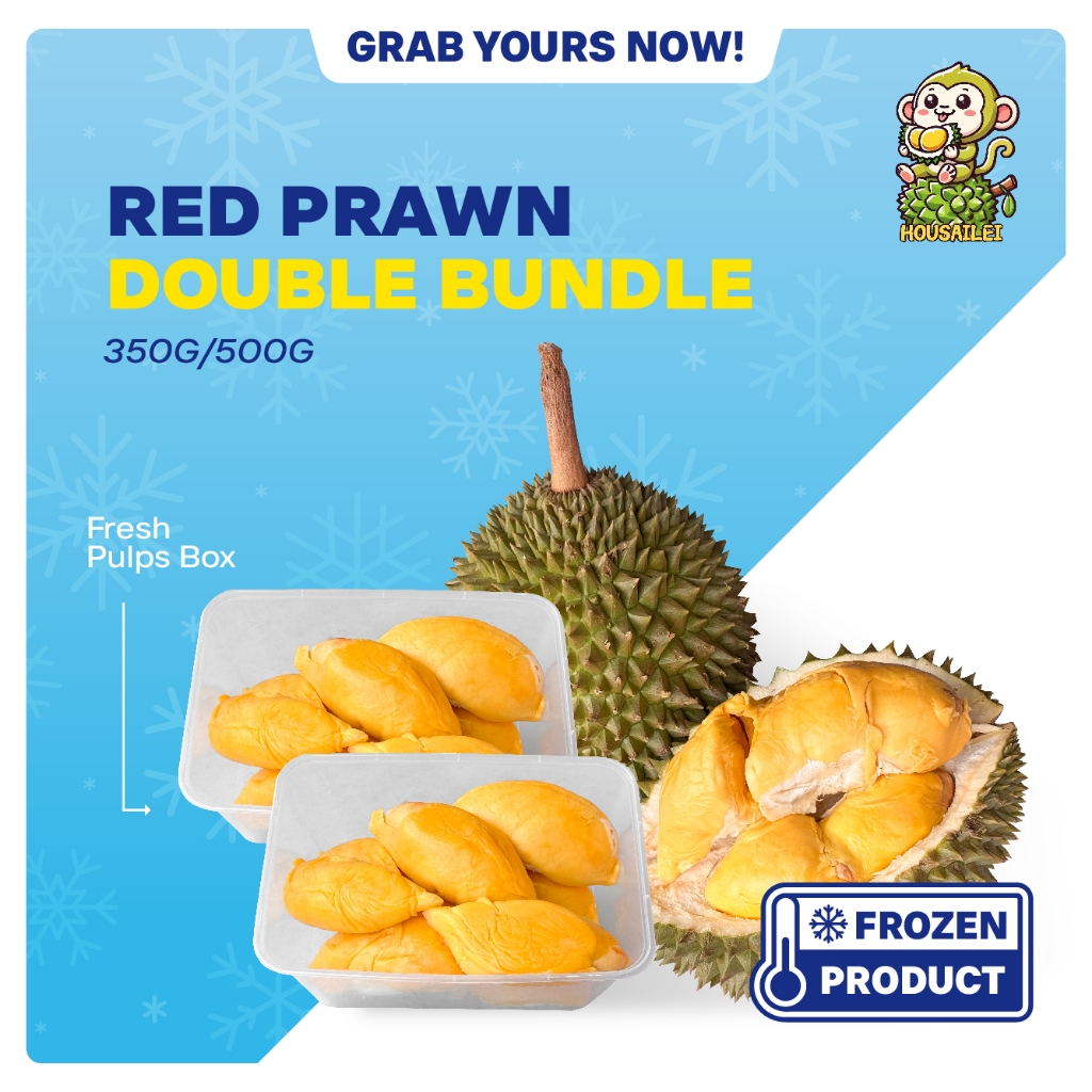 【FROZEN DOUBLE BUNDLE】[KLANG VALLEY KL DURIAN DELIVERY] FROZEN UDANG ...