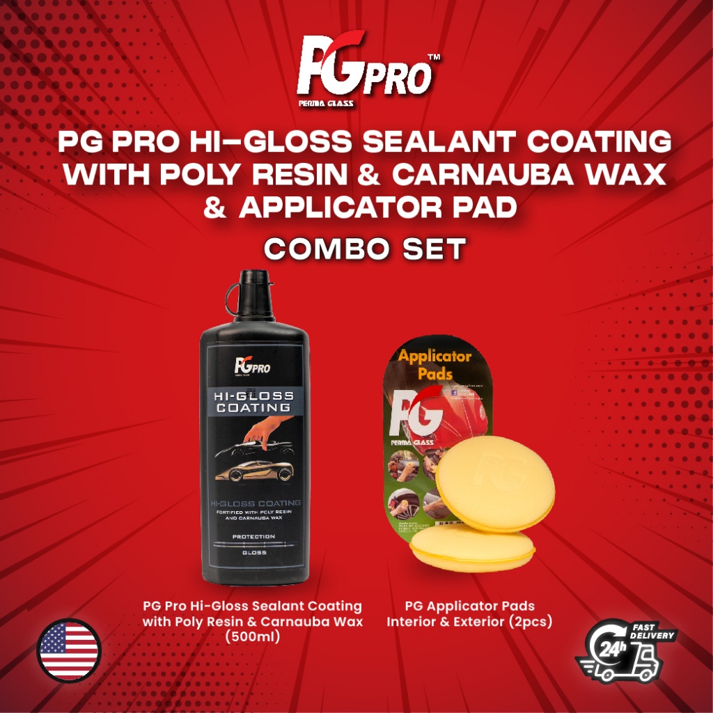 Perma Glass PG Pro Hi-Gloss Sealant Coating with Poly Resin & Carnauba ...