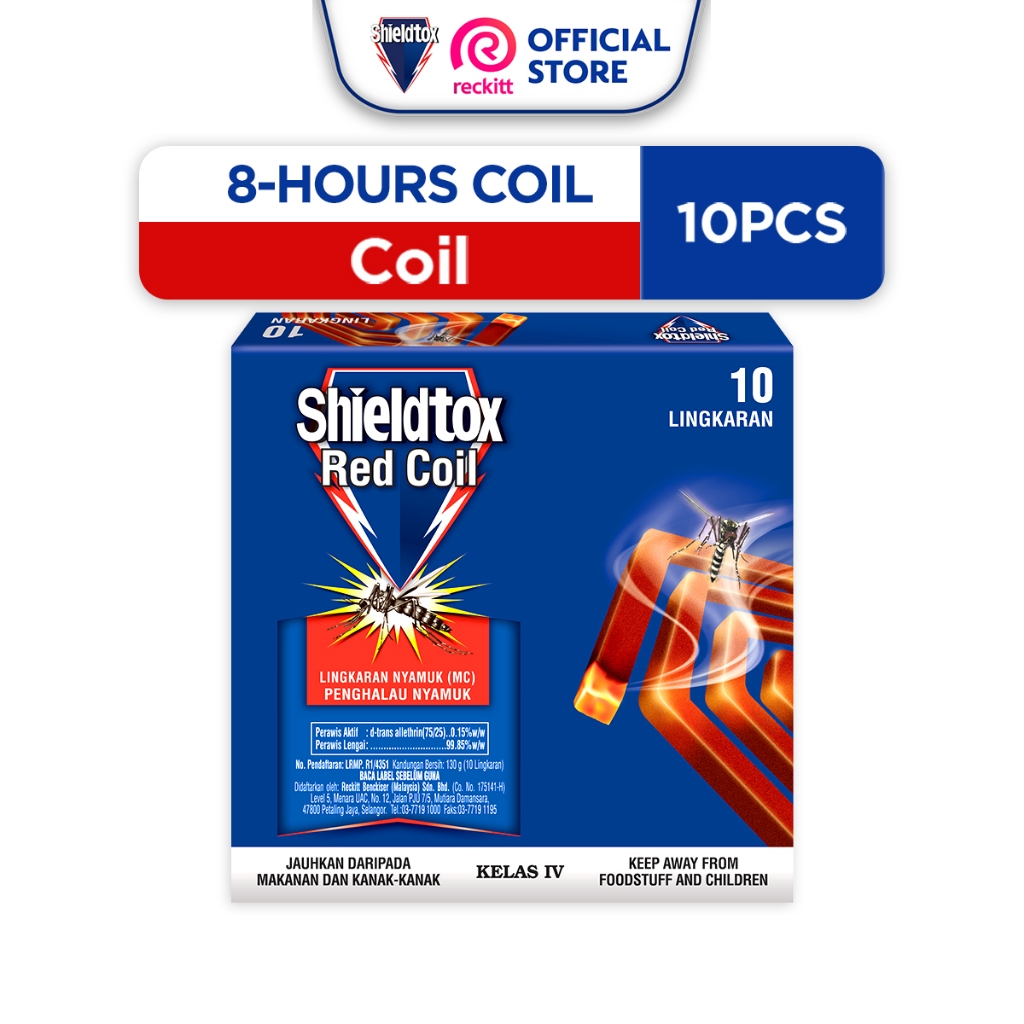 Shieldtox Hexagon Mosquito Coil (10 Pcs) (Lingkaran Nyamuk) | Shopee ...