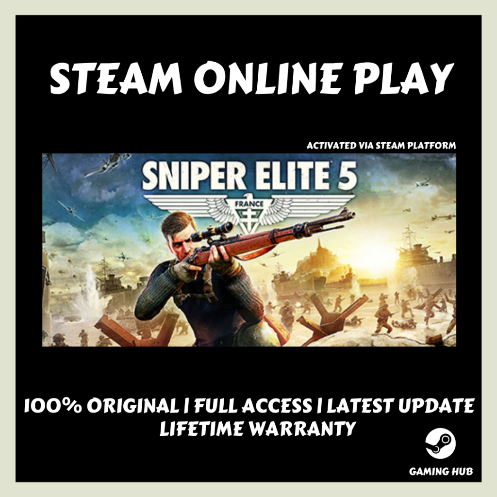 Sniper Elite 5 Steam Offline/Online Game - Full DLC & Lifetime ...