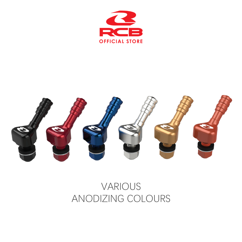 RCB TANK V2 MOTORCYCLE TUBELESS TYRE AIR VALVE STEMS SIZE 8MM & 10MM ...