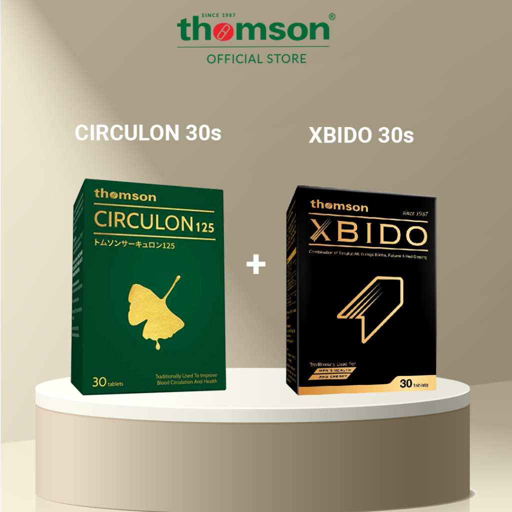 THOMSON CIRCULON 125MG (30 TABLETS) + XBIDO (30 CAPSULES) | Shopee Malaysia