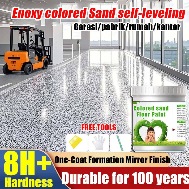 3in1 epoxy floor paint 1000ml cement floor direct brush floor coating ...