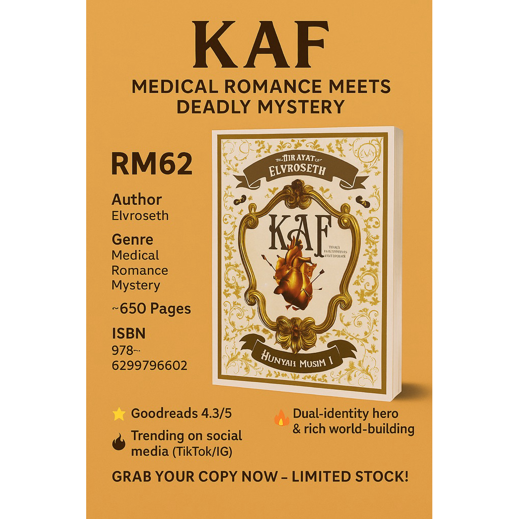 Novel KAF buku cerita ELVROSETH | Shopee Malaysia