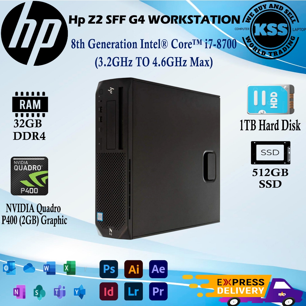 HP Z2 Mini & SFF G4 Workstation Intel® Core™ i7-8700 | 16GB DDR4 RAM ...
