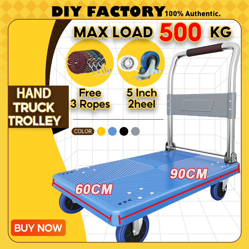 Troli BarangTrak tangan tugas berat Foldable Trolley Heavy Duty Hand ...