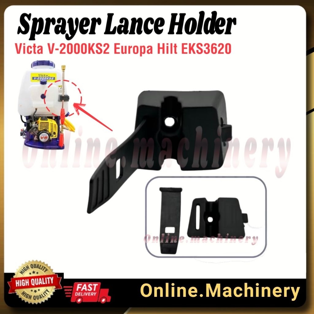 Victa V-2000KS2 Knapsack Sprayer Lance Holder Clip Hook Lance Batang ...