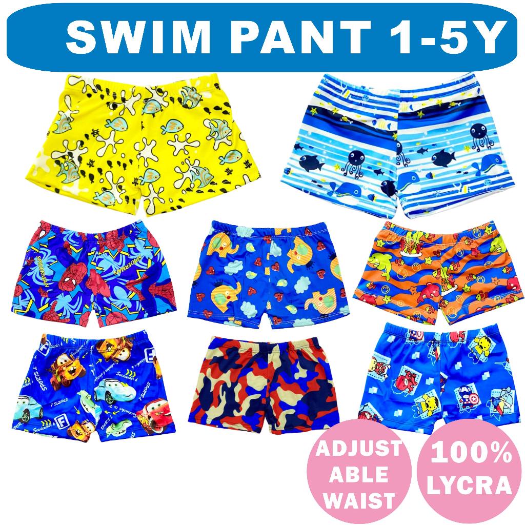 Seluar Renang Mandi Budak Lelaki 1 - 5 Tahun | Short Pant Swimming ...