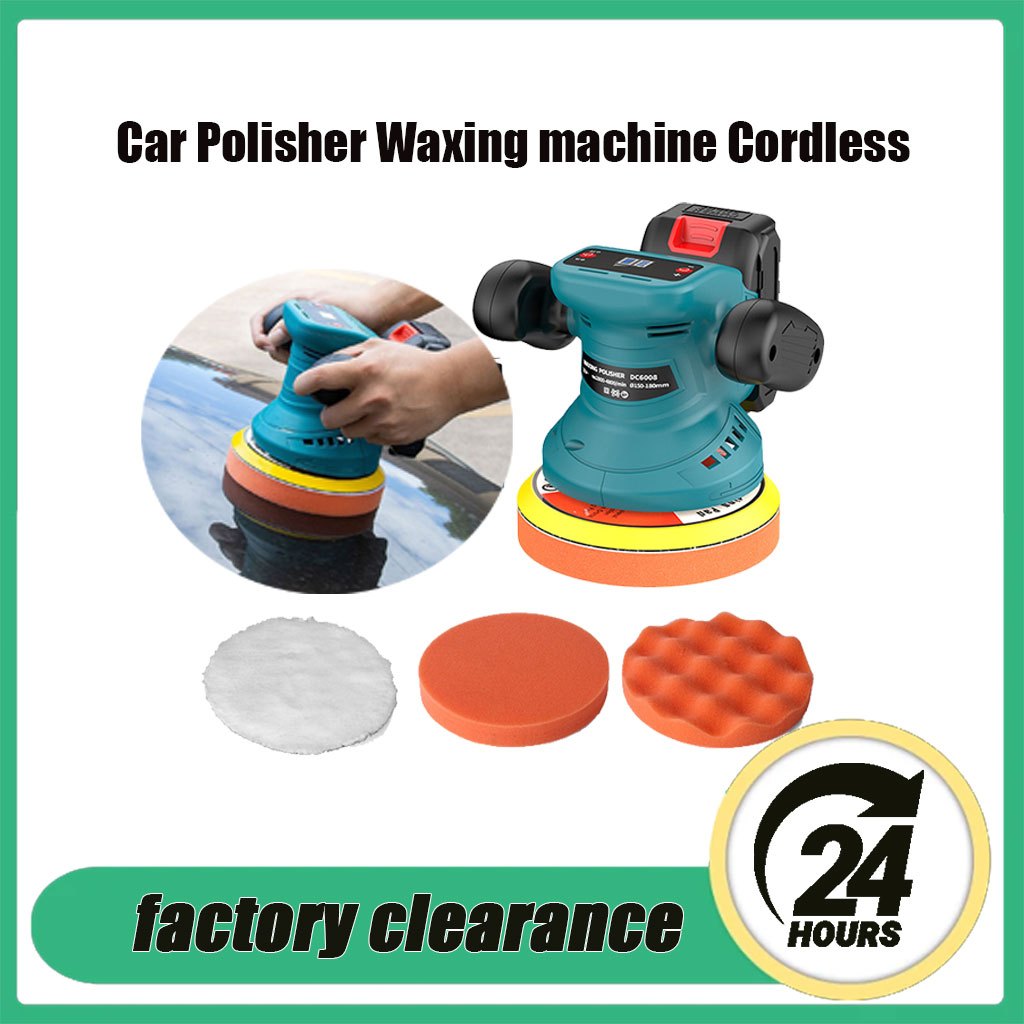 SANTINO Car Polisher Waxing machine Cordless handheld sander Cordless ...