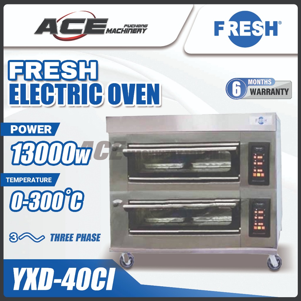 [ FRESH ]Electric 2 Deck 4Tray YXD-40CI - [ Digital Control ] | Three ...