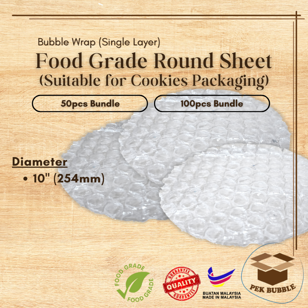 Round Bubble Wrap Sheet (Food Grade - suitable for cookies packaging ...