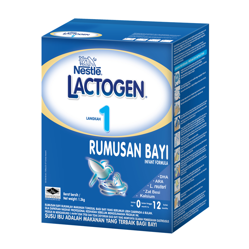 NESTLÉ LACTOGEN® STEP 1 INFANT MILK FORMULA 0-12 MONTHS (1.3KG ...