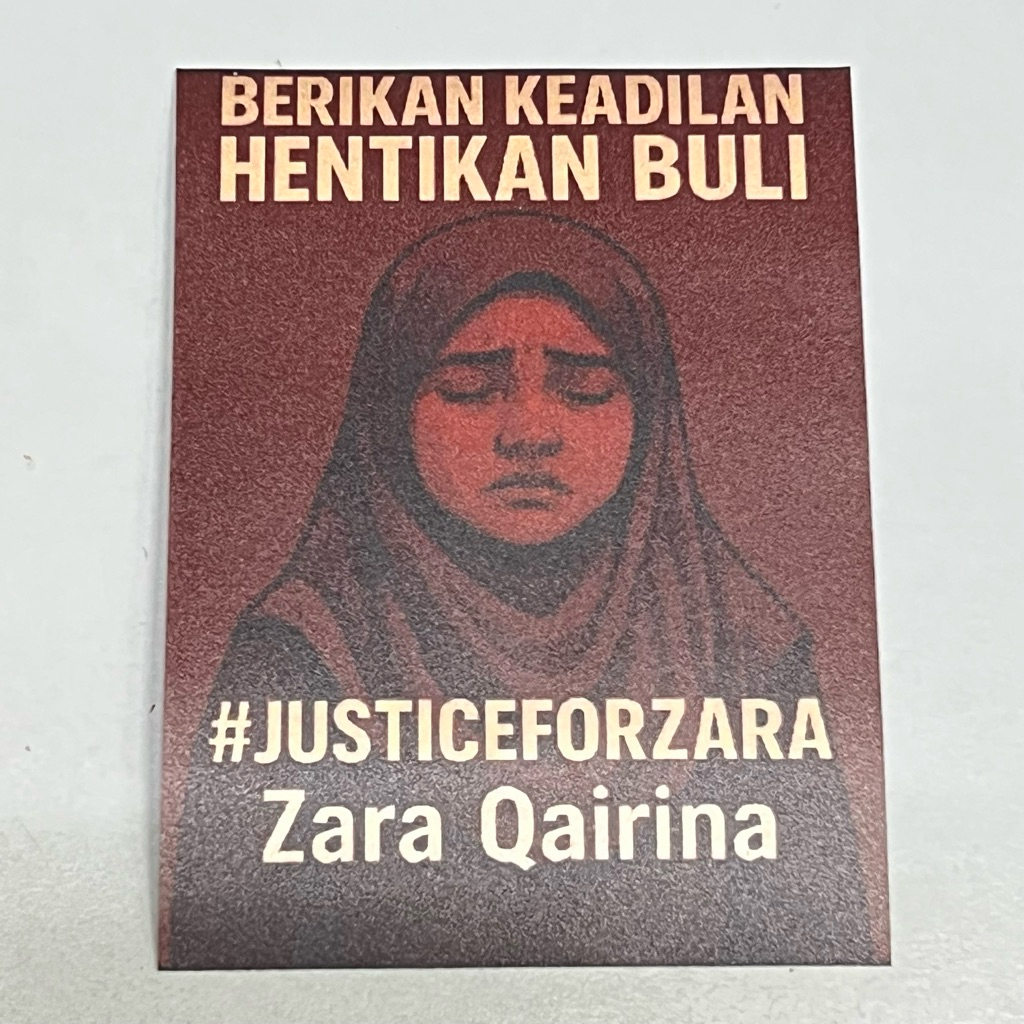 Anti-Bullying Sticker | Justice for Zara | Sokong Hentikan Buli ...