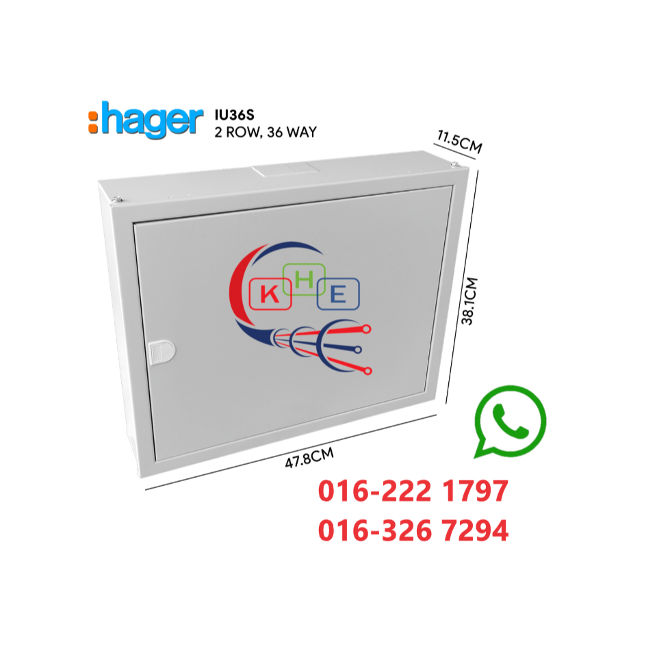 HAGER IU36WAY Metal Distribution Box | Shopee Malaysia