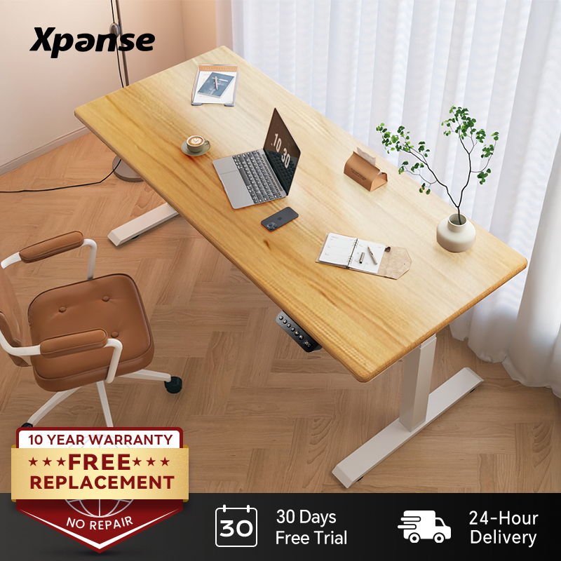 Xpanse Electric Lift Gaming Table Study Office Table Meja Gaming Height ...