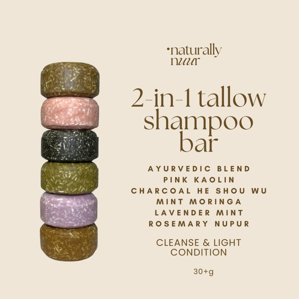 Halal Tallow Rosemary Shampoo Bar for Oily, Normal and Dry Scalp and ...