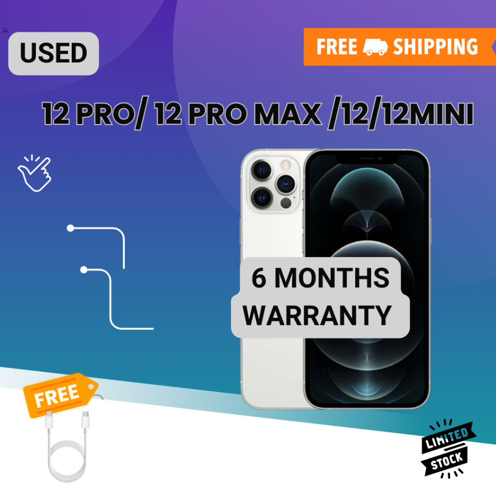 USED 12 / 12P / 12pm / 12mn (6 Months warranty & 99% Good condtion) | Shopee Malaysia