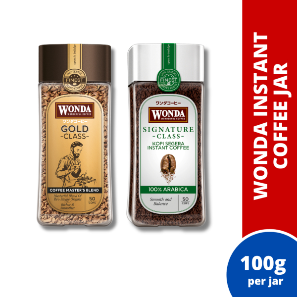 Wonda Instant Coffee Gold/Signature Class Jar (100g x 1 Jar) | Shopee ...