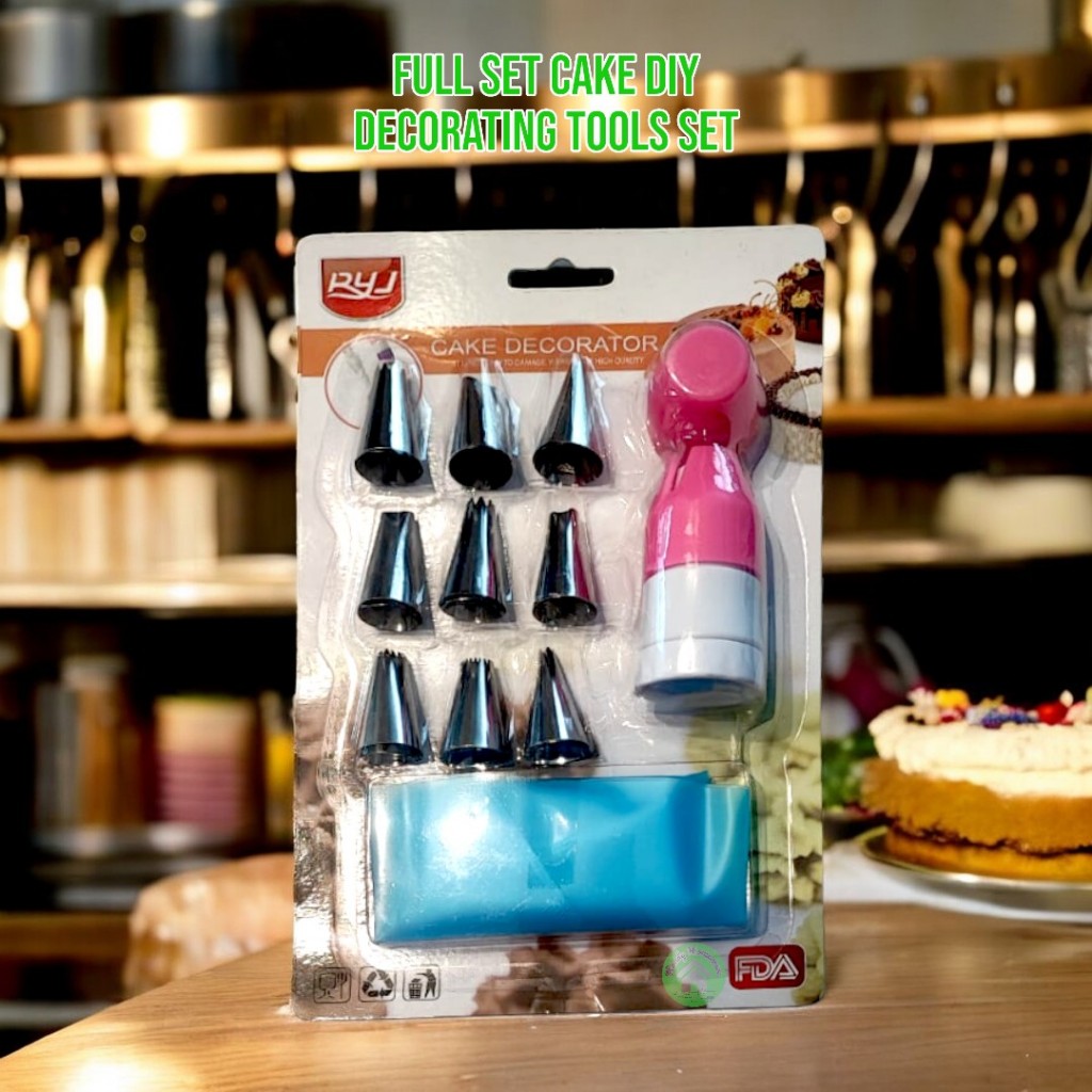 Full Set Cake DIY Decorating Tools Set / Piping Bag / Bakeware Baking ...