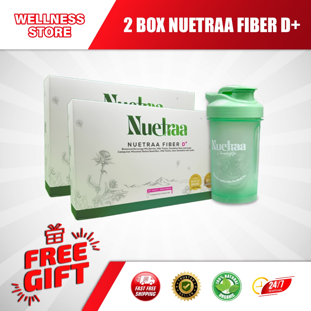 2 Nuetraa fiber D+ Hebat (Minuman Fiber terbaik untuk masalah usus dan ...