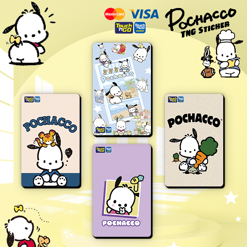 Pochacco TNG Pelekat - Tng Touch N Go/Bank kad pelekat pelindung (Beli ...