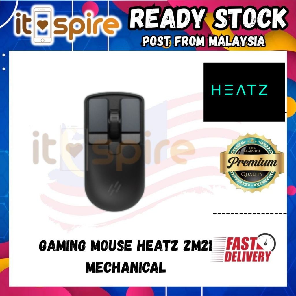 Gaming Mouse Heatz Zm21 Mechanical | Shopee Malaysia