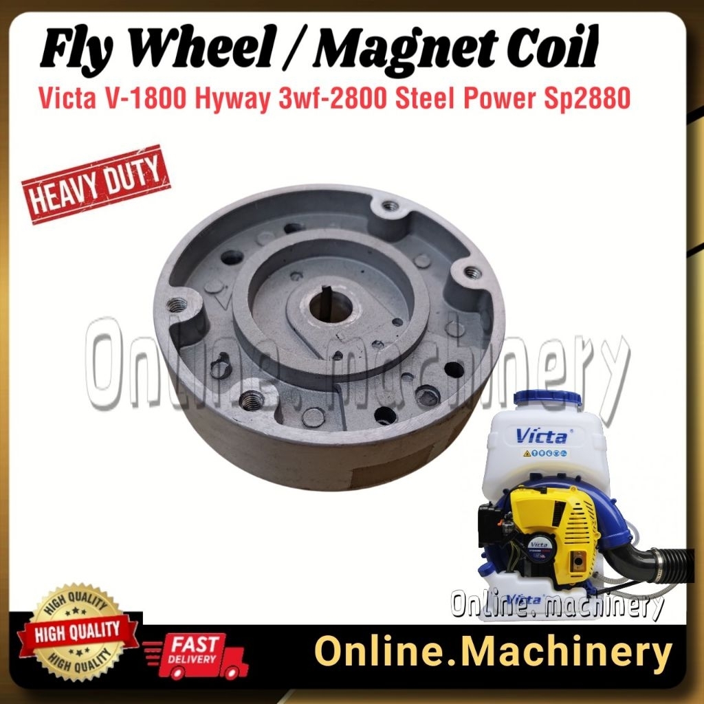 Victa V-1800 Fly Wheel Magnet Coil Pam Racun Kasei 3WF-16 Hyway 3wf ...