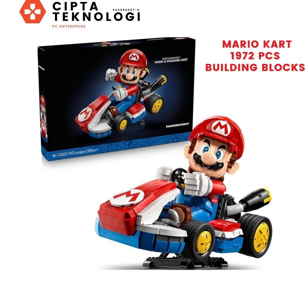 Mario Kart Building Blocks - Mario and Standard Kart (1972+ Pcs ...