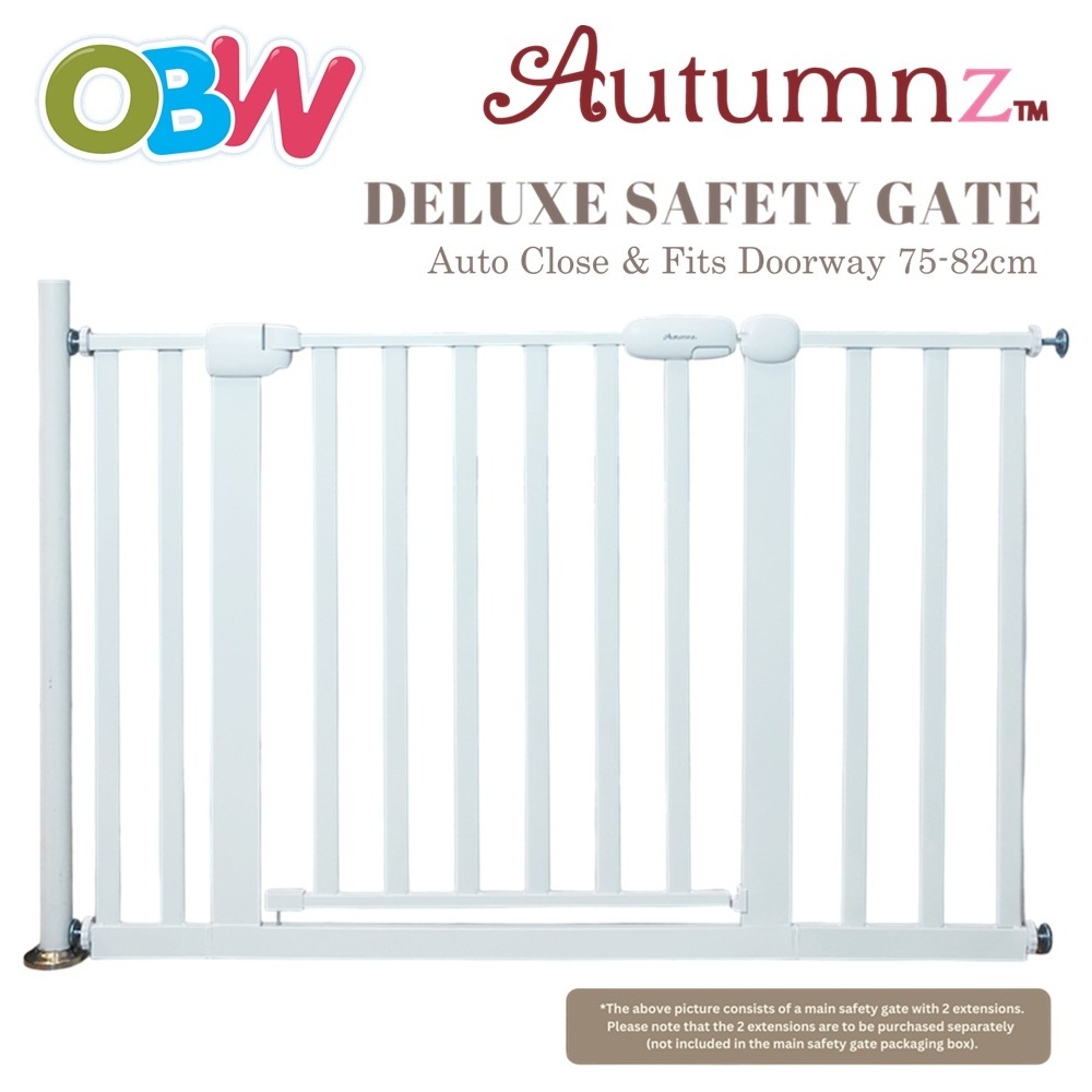 Autumnz Deluxe Safety Gate (Auto Close & Fits Doorway) | Safety Gate ...