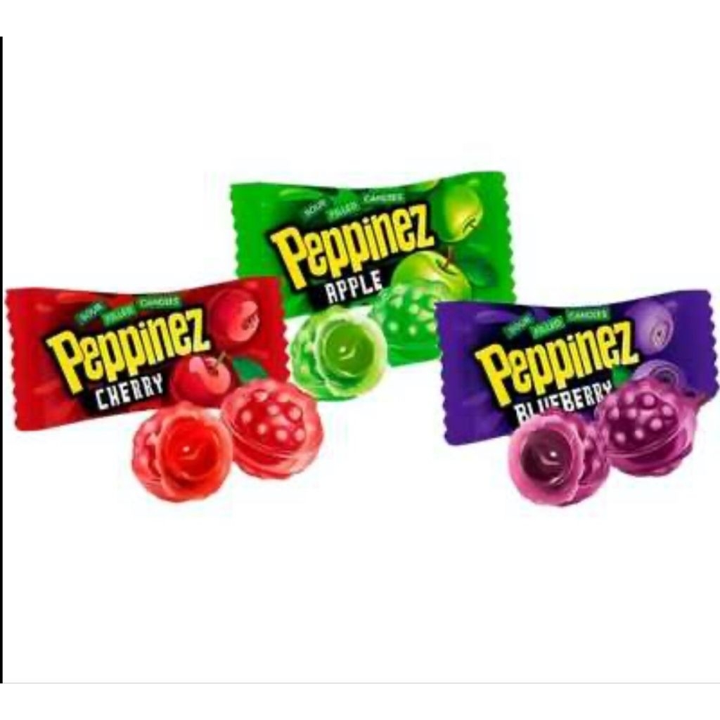 roshen peppinez sour filled candies gula masam manis 189pcs | Shopee ...