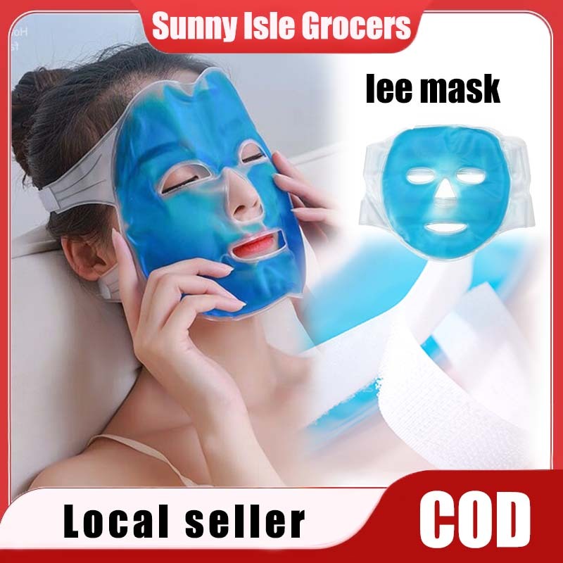 Anti Wrinkle Face Gel Mask Beauty Facial Reusable Ice Face Mask Cold ...