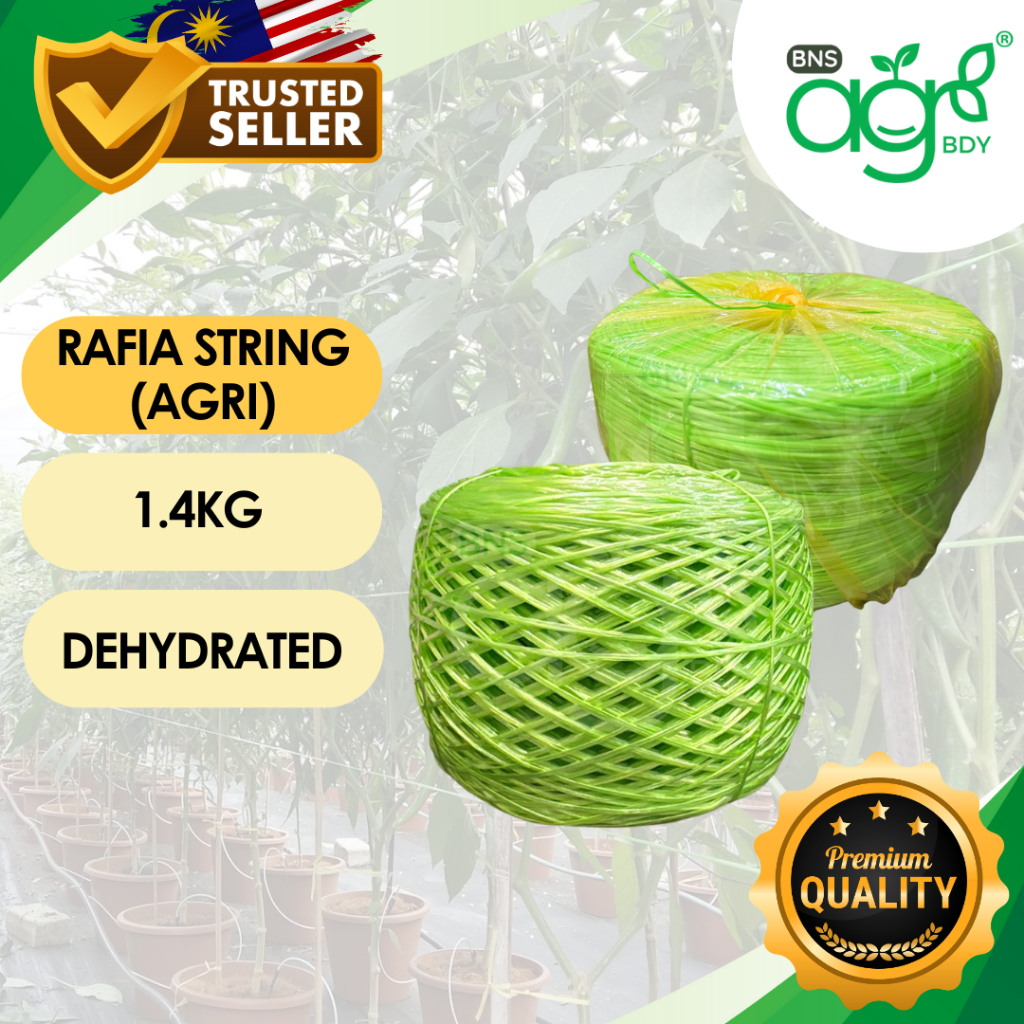 1.4kg AgroBuddy Tali Plastik Tanpa Air Tali Rafia Pertanian | Agri Dehydrated Raffia String Rope ...