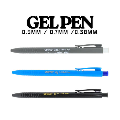 ASTAR G SERIES GEL PEN / Retractable Gel Pen 0.5MM/0.7MM/0.38MM (G5/G7 ...