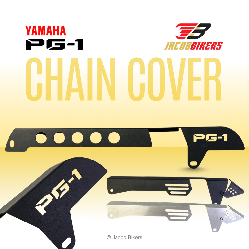 Yamaha PG-1 PG1 PG 1 Chain Cover | Penutup Rantai | Aluminium | Silver ...