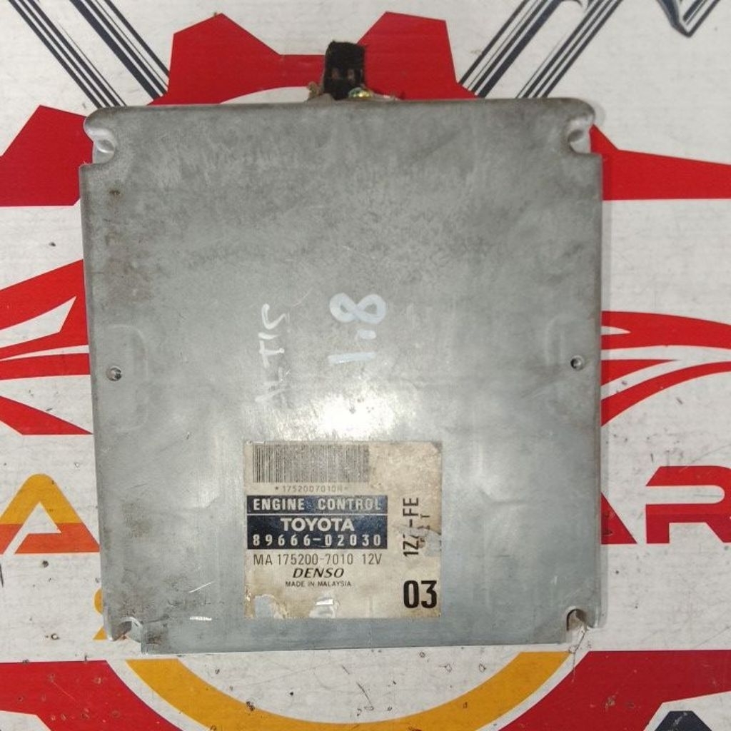 Toyota Altis 1.8 engine control unit ECU used (1ZZ 89666-02030 ...