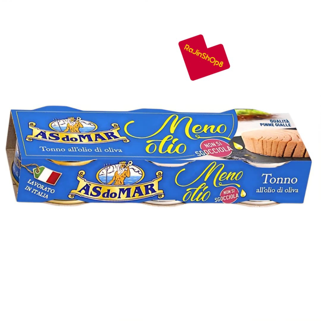 AsdoMar Yellowfin Tuna in Olive Oil 180g (3x60g) – Premium Tuna | High ...