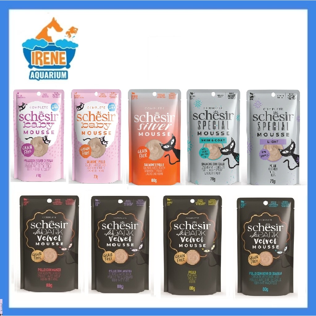 Schesir Mousse Adult/Baby Cat Pouch 70/80g | Shopee Malaysia