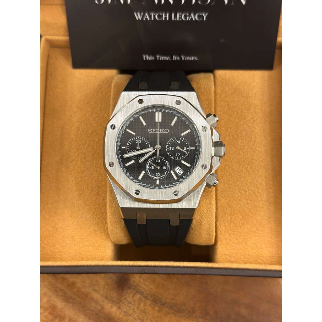 Seiko Mod AP Royal Oak Rubber Strap Quartz | Shopee Malaysia