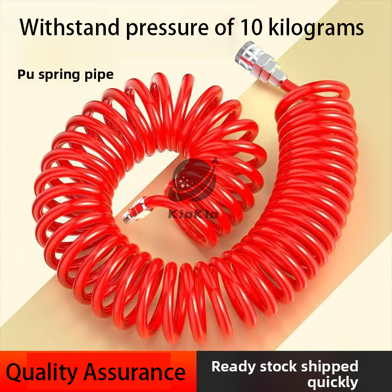 Polyurethane PU Air Compressor Hose Tube Pneumatic Hose Spring Air Pipe ...