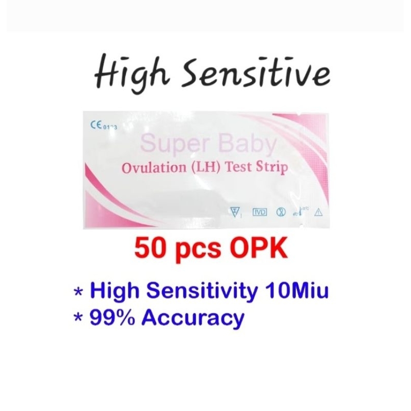 Kit Ujian Kesuburan Ovulasi Ovulation Test Strip High Sensitivity 10Miu ...