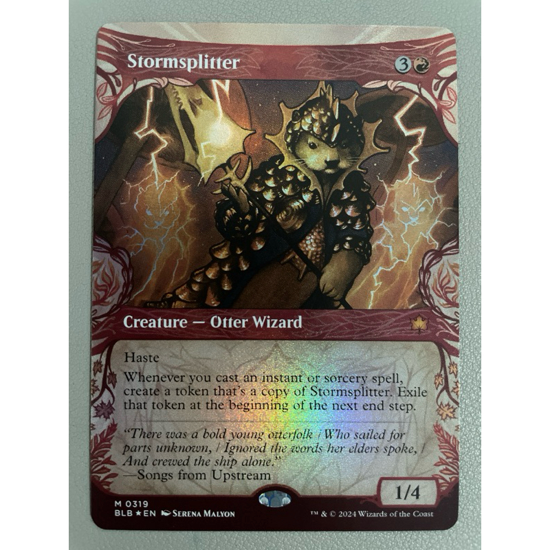 MTG:Bloomburrow (BLB) M0319 - Stormsplitter (Showcase) | Shopee Malaysia