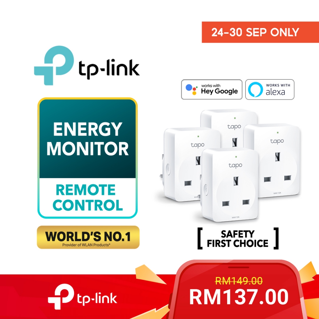 TP-Link Mini Smart Wifi Socket&Plug (Support Energy Monitoring, Remote ...