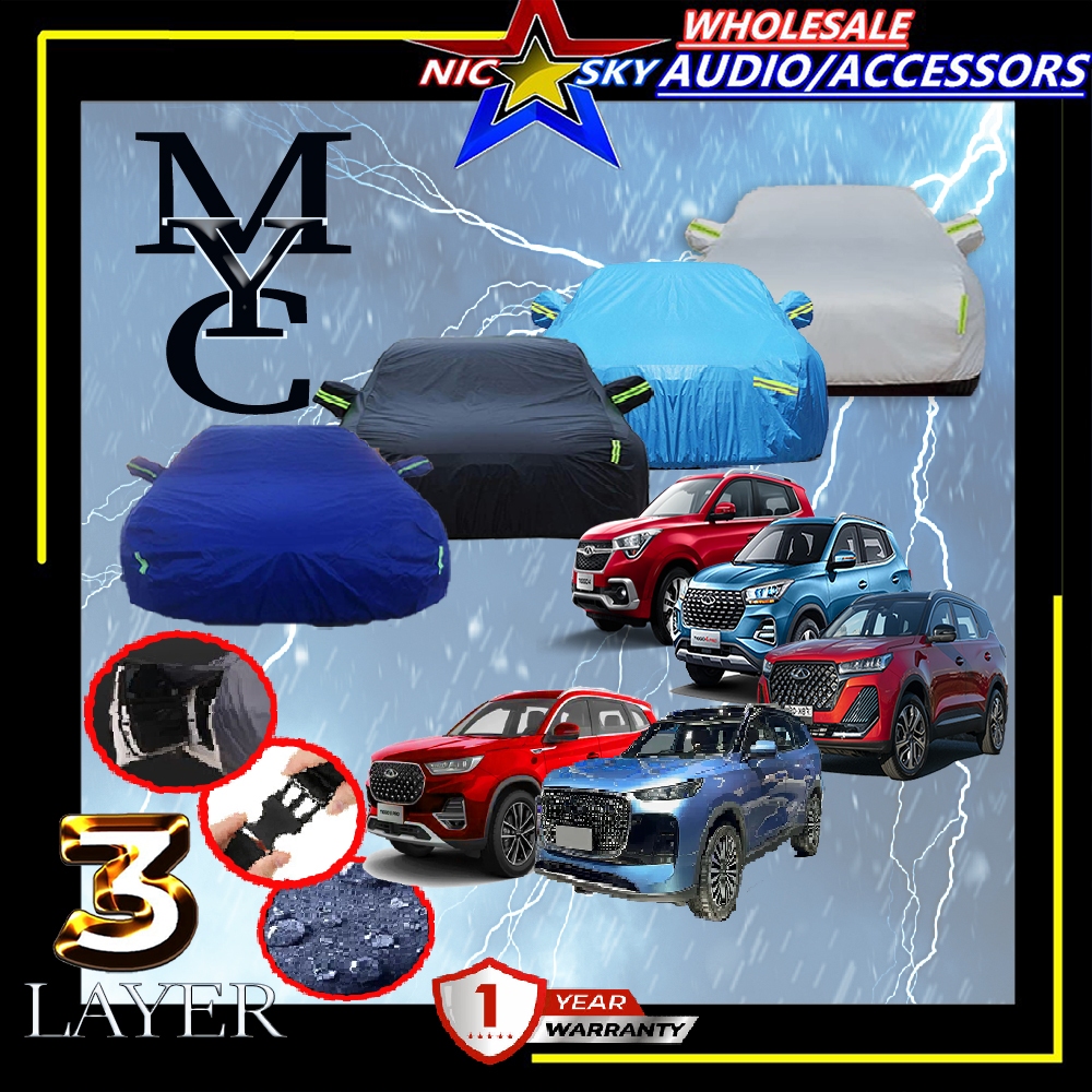 CHERY Tiggo 4 Pro Penutup kereta YMC Car Cover Tiggo 7 Pro cover kereta ...