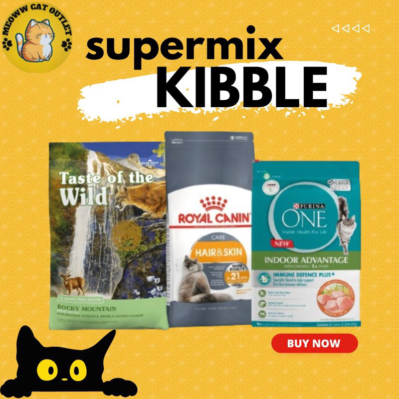 SUPERMIX PACK 500GM 1KG (TOTW ROCKY + RC HAIR & SKIN + PURINA ONE ...