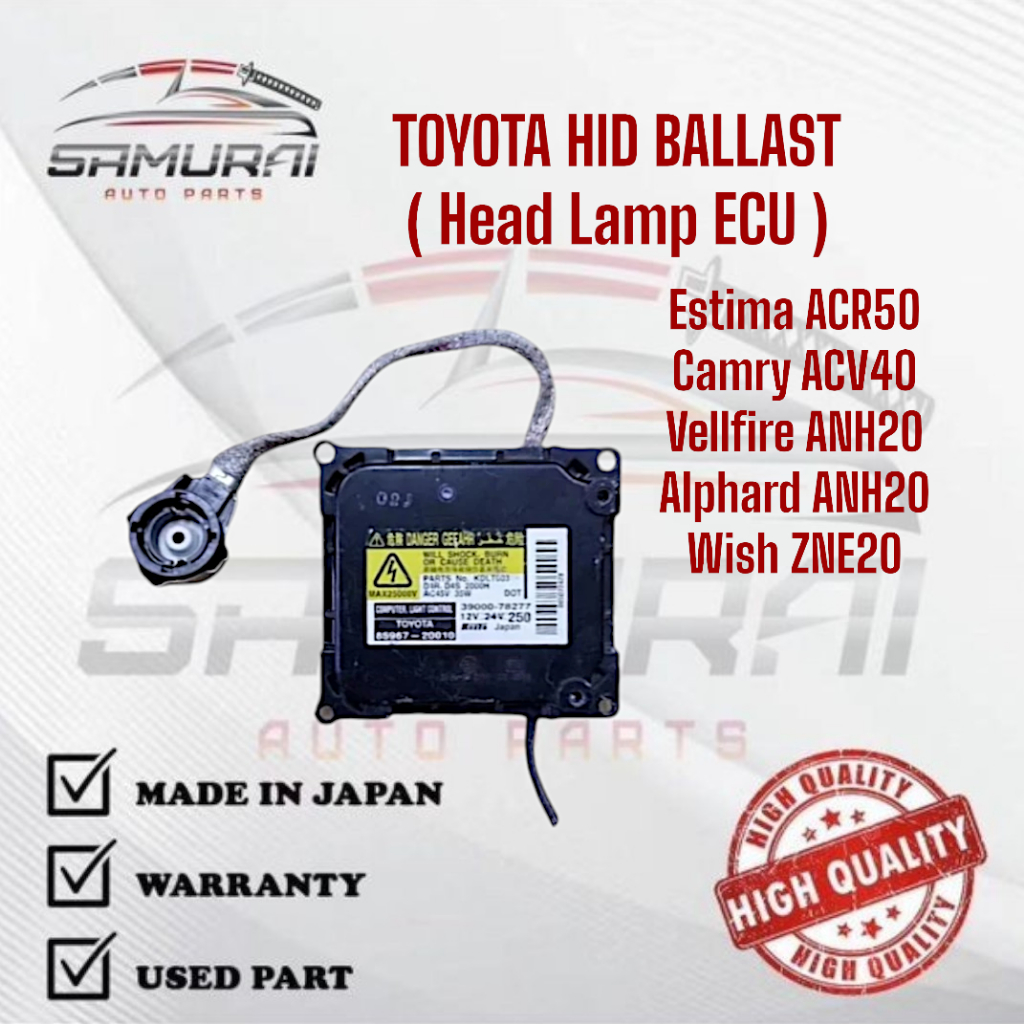 TOYOTA HID BALLAST ( Head Lamp ECU ) For Estima ACR50, Camry ACV40 ...