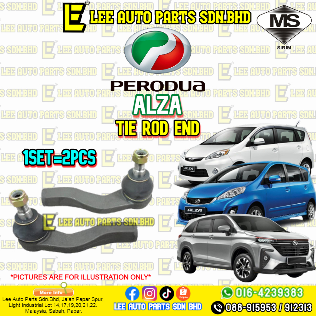PERODUA ALZA TIE ROD END (ONE SET PRICE) | Shopee Malaysia