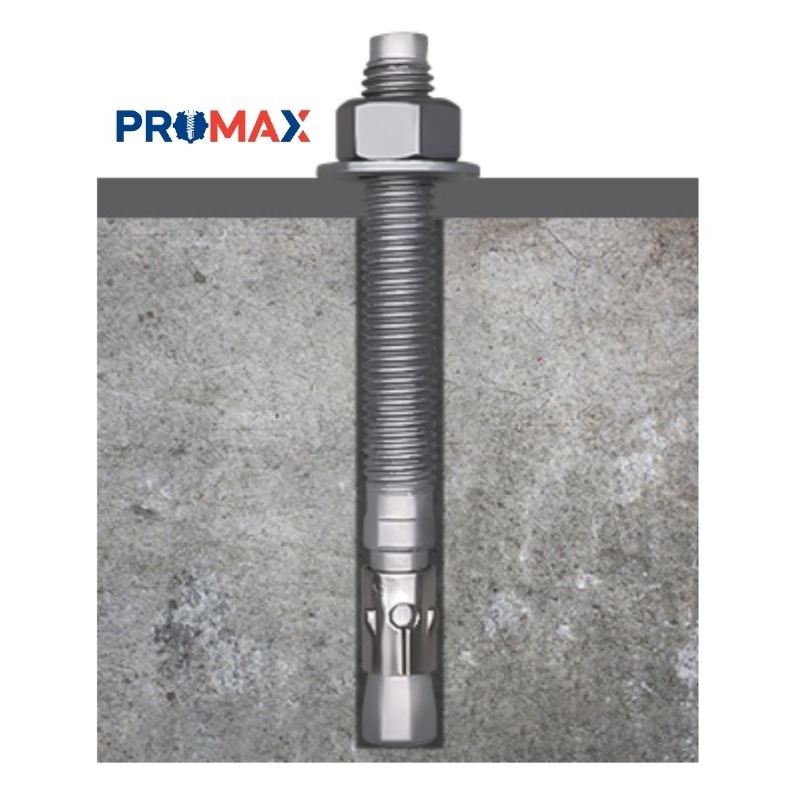 PROMAX Wedge Anchor M10 M12 M16 Wall Plug /Anchor Bolt/Expansion Screw ...
