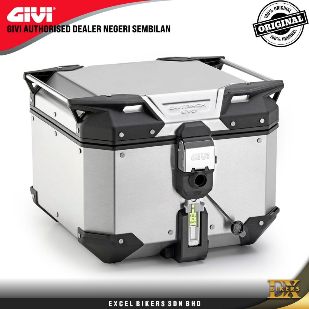 GIVI BOX TREKKER OUTBACK EVO SMART 42/GIVI TOP BOX/ALUMINIUM BOX/42 ...