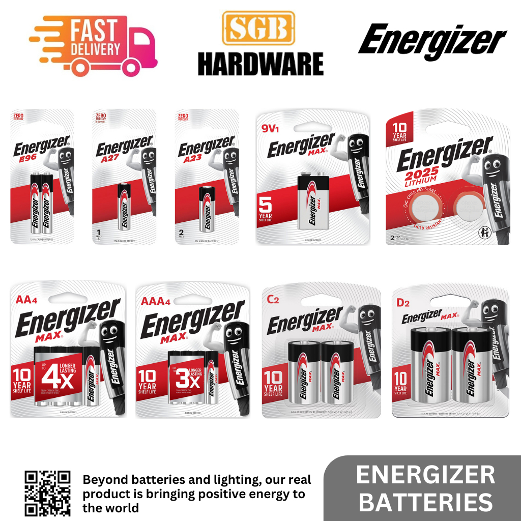 ENERGIZER Batteries | ENERGIZER E96 AAAA BATTERY | Energizer Max AA ...