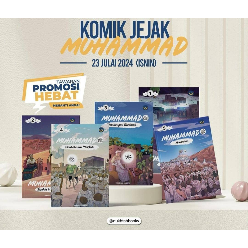 NEW ARRIVAL : SET KOMIK JEJAK MUHAMMAD | Shopee Malaysia
